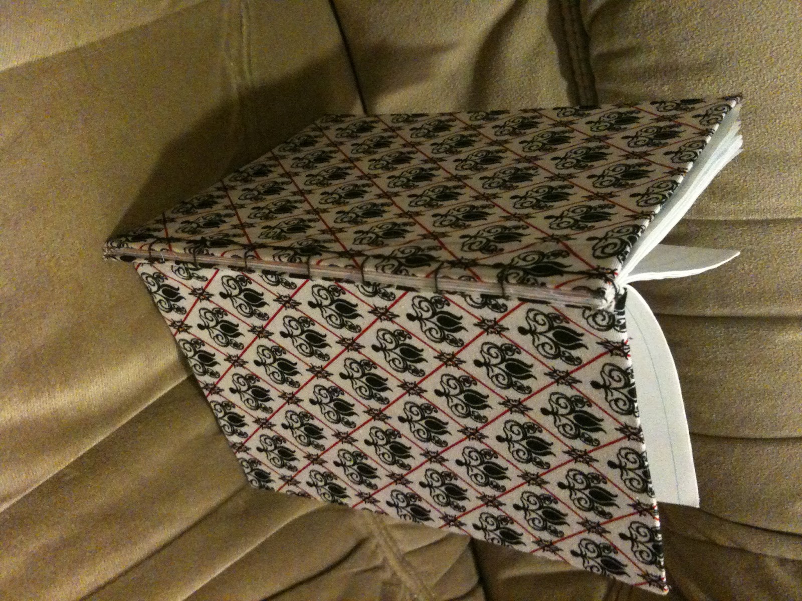 justacupojo: Stab stitch binding!